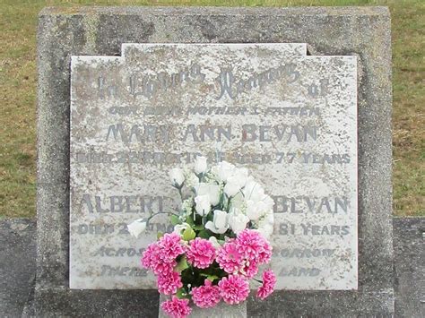 Mary Ann Bevan Desconocido 1945 Homenaje De Find A Grave