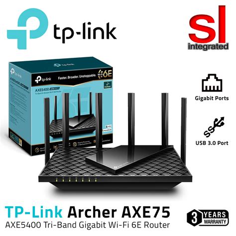 Tp Link Axe Axe Tri Band Gigabit Wi Fi E Ghz Band Onemesh Wireless Wifi Archer Router