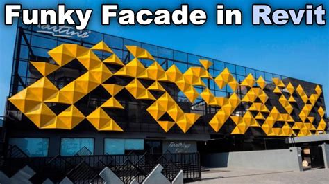 Funky Yellow Panel Facade In Revit Tutorial Adaptive Component YouTube