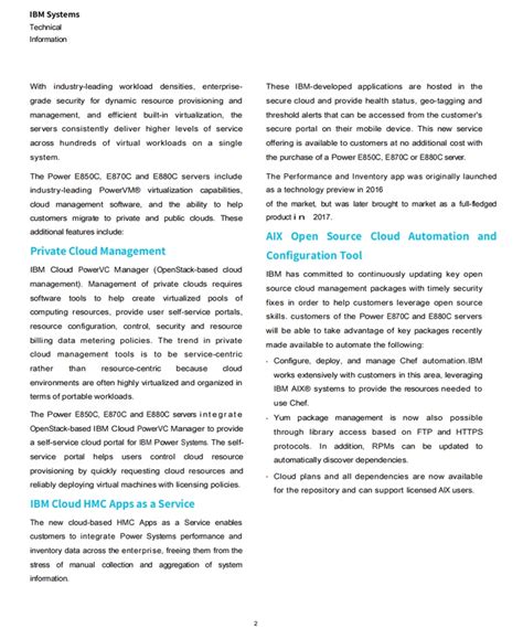 Ibm Power Systems Power8 C Series E850c E870c E880c Power 9080 Mhe 9080