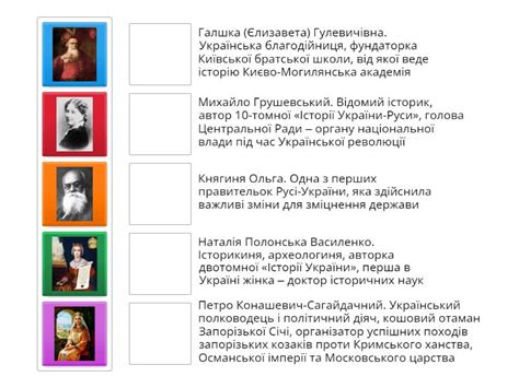 Відомі українські діячі Match Up