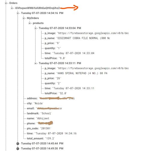 Android How To Access The In Depth Node Of Firebase Database Through Recycler View Stack