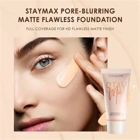 포칼 루어 퍼펙트 커버리지 메이크업 리퀴드 파운데이션 오일 컨트롤 메이크업베이스 페이스 컨실러 8 색 매트 파운데이션페이스 파운데이션 Aliexpress