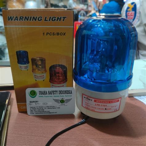 Jual Lampu Rotary Warning Light Lte 1101 220 Volt Warna Biru Jakarta Barat Sultan Safety