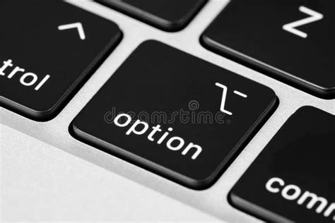 Option Key On Keyboard Stock Image Image Of Calculation Black 254868969