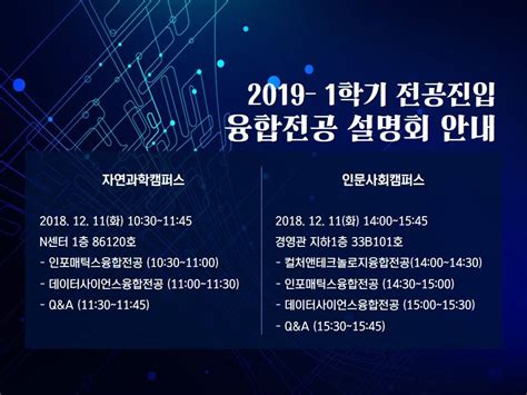 2019 1학기 전공진입 글로벌 융합학부 성균관대학교 Sungkyunkwan University