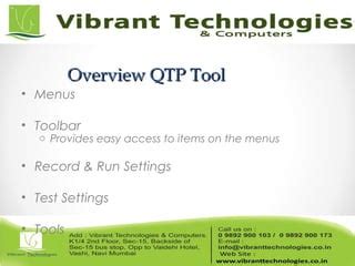 Qtp Introduction To Automation Basics PPT