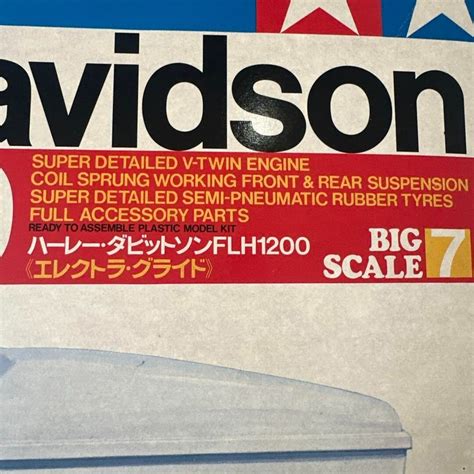 1 6 Harley Davidson Flh1200 Amf Model Kit Toy Bs0607 Big Scale Series 7