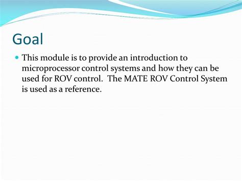 ppt module 9 control systems microprocessor control powerpoint