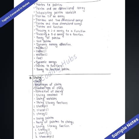 C Handwritten Notes Coding Home C Handwritten Notes Coding Home