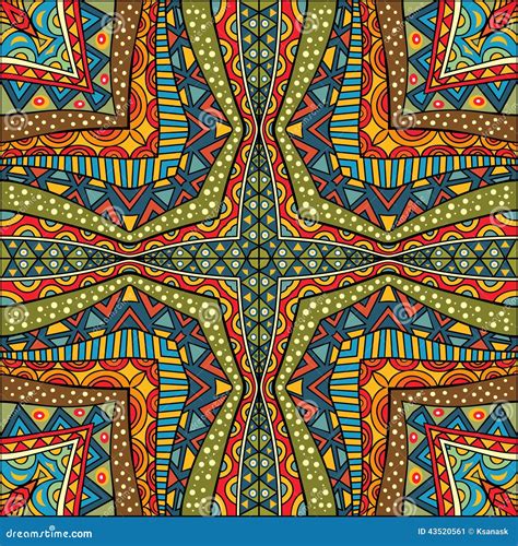种族的背景 向量例证 插画 包括有 五颜六色 文化 艺术 墨西哥 线路 破擦声 印第安语 几何 43520561