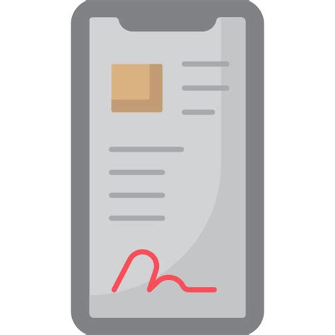 Digital Signature E Electronic Online Secure Authentication Icon Digital Signature E Electronic Online Secure Authentication Icon