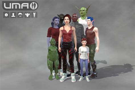 Uma 2 3d Characters Unity Asset Store