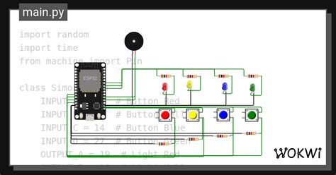 Simon Micropython 08 2023 Wokwi Esp32 Stm32 Arduino Simulator