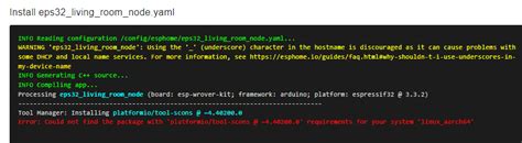Unable To Upload The Compiled Firmware To Esp32 Esphome Home Assistant Community
