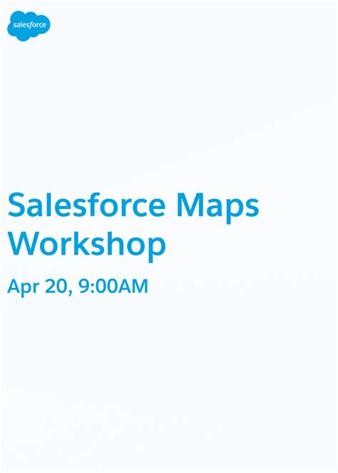Salesforce Maps Workshop