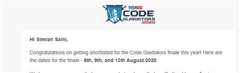 Simran Saini On Linkedin Techgig Codegladiators Codingisfun