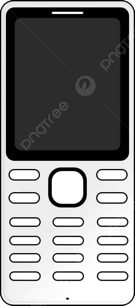 피처 폰 모형 흰색 클립 아트 핸드폰 특징 하얀 Png 일러스트 및 Psd 이미지 무료 다운로드 Pngtree