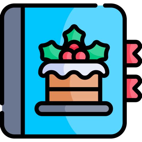 Cookbook Kawaii Lineal Color Icon