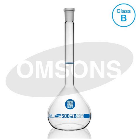 Isi Mark Volumetric Flasks Class B Omsons Labs