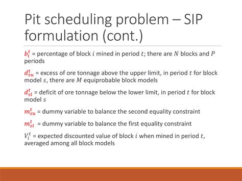 Review Of Scheduling Algorithms In Open Pit Mining Pdf