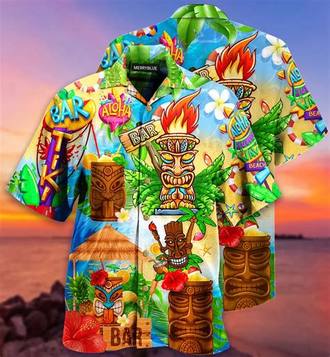 2024 Tiki Shirts For Men 3d Print Trendy Cool Trend Hawaiian Shirts Men