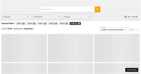 Justified Layout Examples CodeSandbox