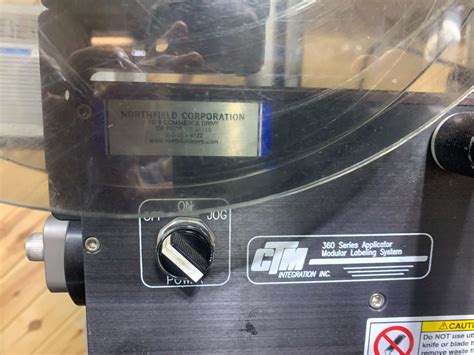 Ctm Labeling Systems 360 Label Applicator With Flexlink Conveyor 2018 Revelation Machinery