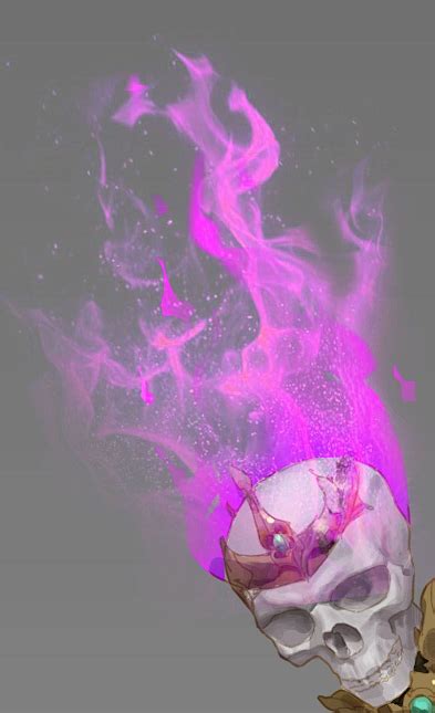 魔法火焰与骷颅头