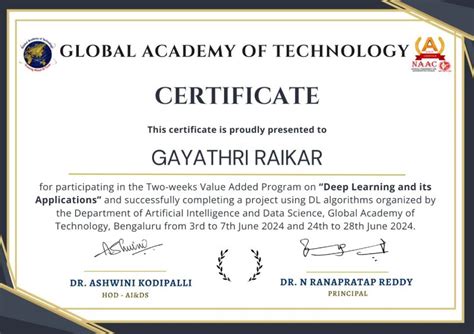 Gayathri Raikar On Linkedin Deeplearning Ai Machinelearning Datascience Learningjourney…