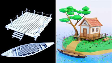 P07 Platform And A Boat Blender Beginner Tutorial In Bangla Part 07 Of 10 Youtube