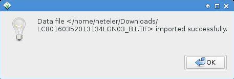 Processing Landsat 8 Data In GRASS GIS 7 Import And Visualization