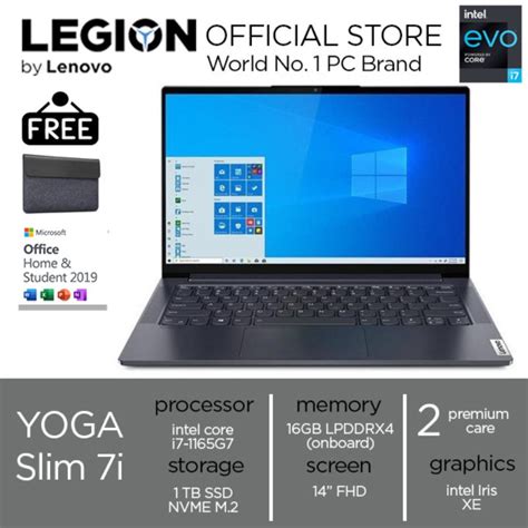 Jual Lenovo Yoga Slim Itl Bid Intel I G Gb Tb Ssd Fhd Ts Win Ohs Di Seller