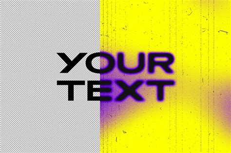 Download Grunge Neon Text Effect