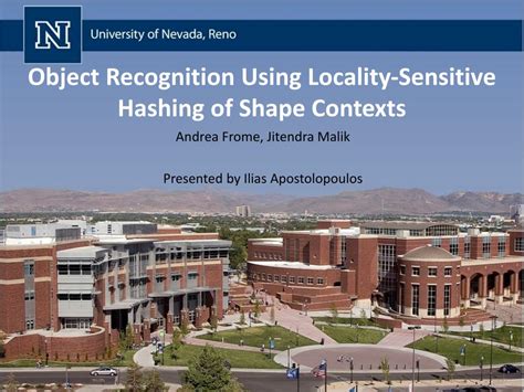 Ppt Object Recognition Using Locality Sensitive Hashing Of Shape Contexts Powerpoint