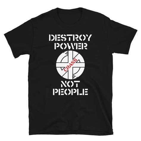 Crass T Shirt Crass Punk Tshirt Crass Band Shirt Punk Etsy