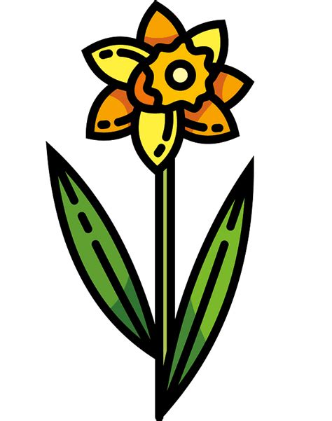水仙のイラスト 無料
