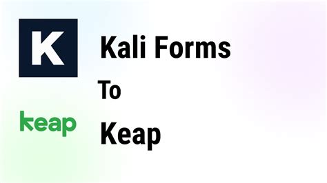 Connect Kali Forms With Keap Integration In Less Than 2 Minutes Bit Apps