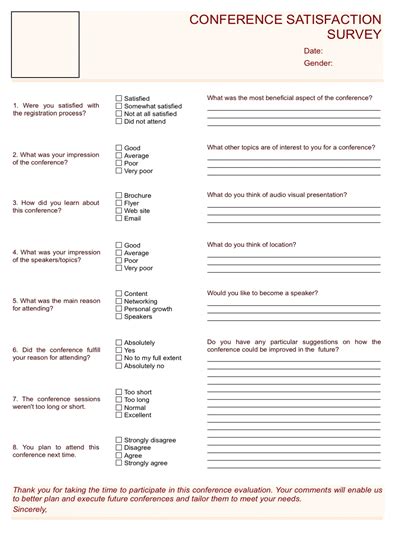 3 Excellent Event Satisfaction Survey Examples Questionpro