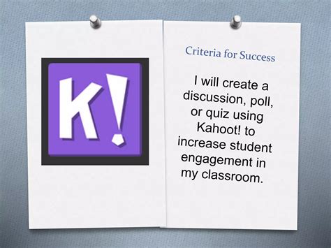 Kahoot A Game Based Classroom Response System Pptx