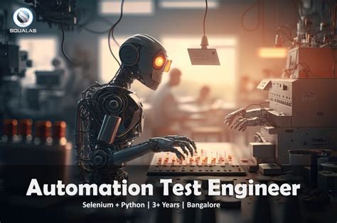Automation Test Engineer Selenium Python 3 Years Bangalore Squalas