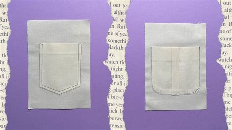 How To Sew A Patch Pocket 4 Different Qualities Professor Pattern