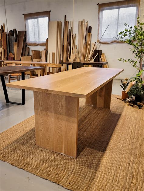 스테디 셀러 화이트오크 원목 테이블 식탁 여덟번째쉼표 블로그