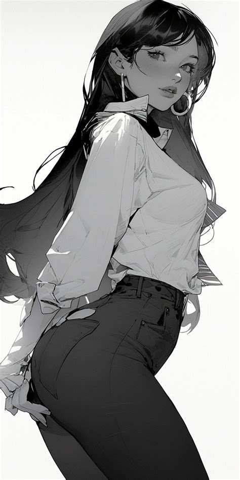 {ai系列}黑白线稿角色（卡通，写实）（古代，现代，魔幻）