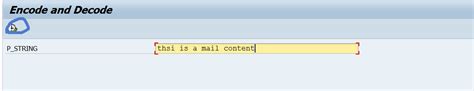 Sap Abap Encode And Decode String For Security Reason In Sap Utf8 Format