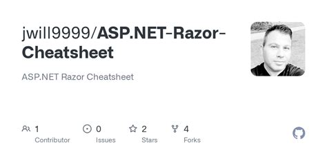 Github Jwill9999aspnet Razor Cheatsheet Aspnet Razor Cheatsheet