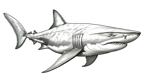 상어 그림은 흰색 배경에 표시됩니다 색칠할 상어 그림 상어 대양 배경 일러스트 및 사진 무료 다운로드 Pngtree