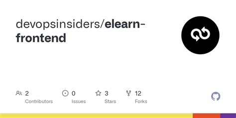 elearn frontend gitignore at main · devopsinsiders elearn frontend · github