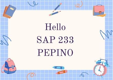 Sap 233 Pepino Facebook