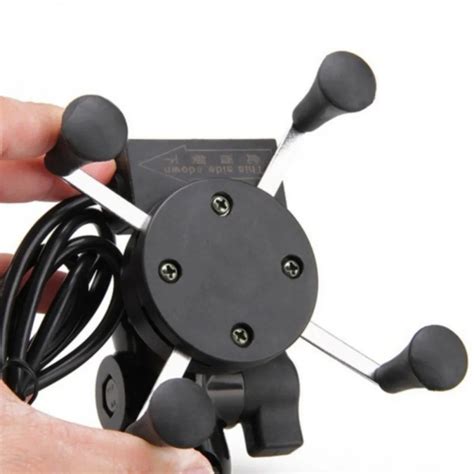 Универсальный 2 в 1 Мотоцикл держатель телефона Usb зарядка держатель 360 градусов вращение Gps